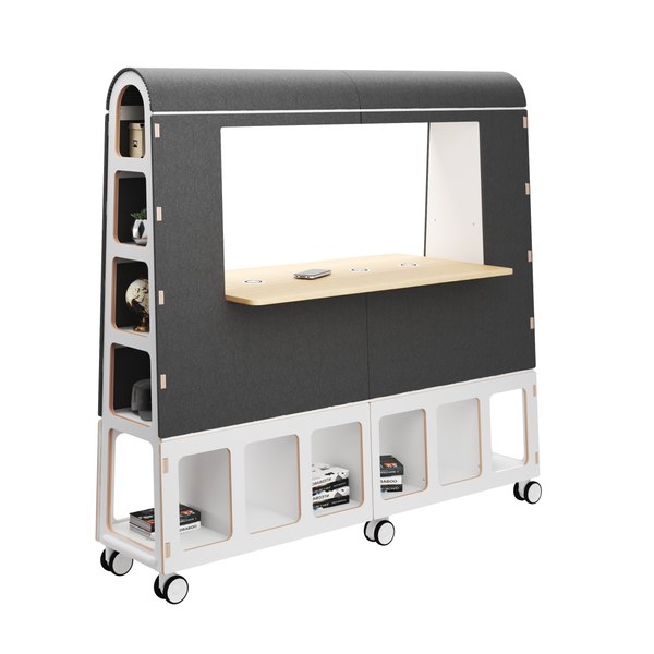 Arc 3 mobile office furniture 3D model - TurboSquid 1651007
