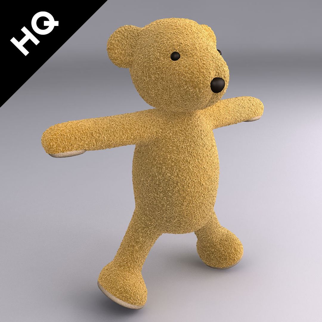 teddy bear 3d model
