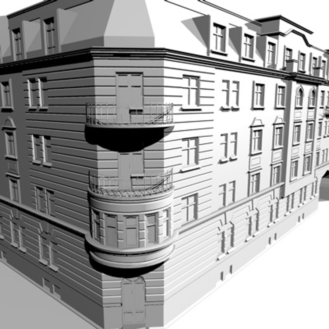 c4d building victorian