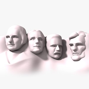 Mount Rushmore 3D Models for Download | TurboSquid