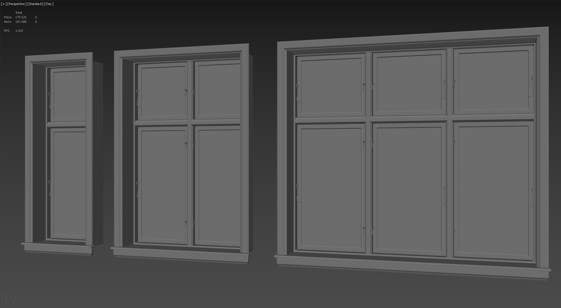 Classic Window 2 3D Model - TurboSquid 2226703