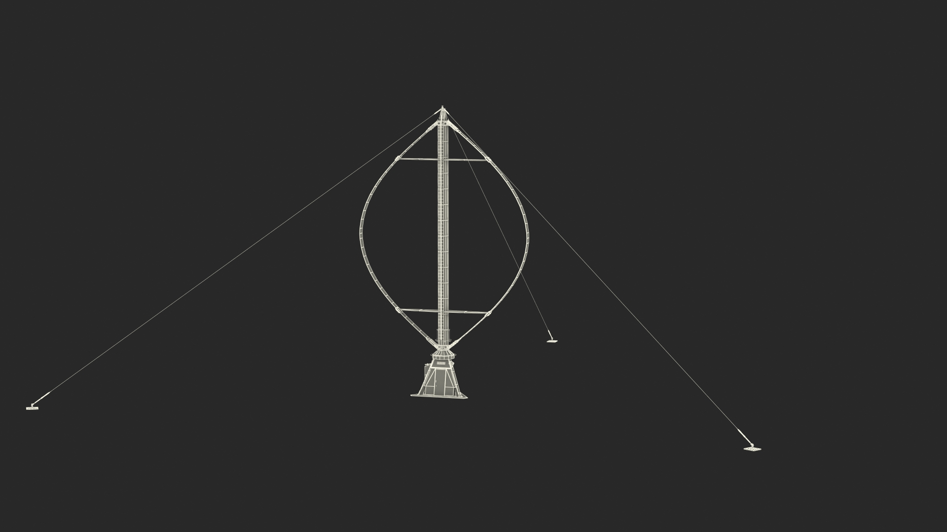 Darrieus Turbine 3D - TurboSquid 1906565