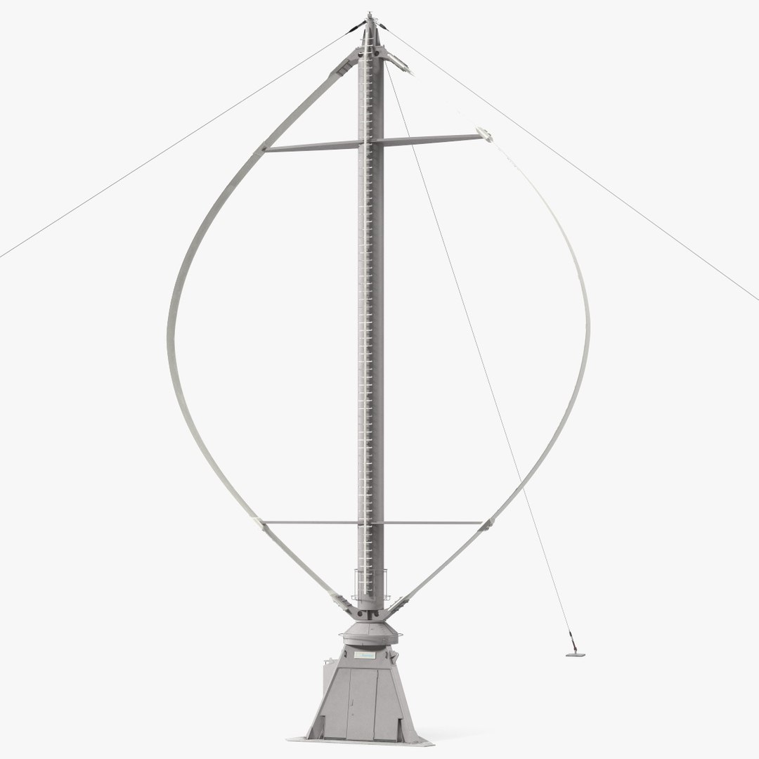 Darrieus Turbine 3D - TurboSquid 1906565
