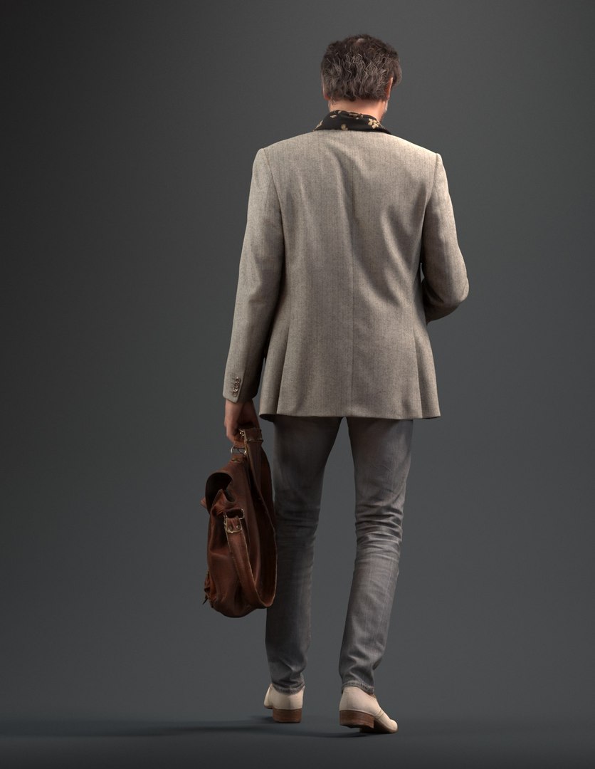 Max Walking Man Realistic Male