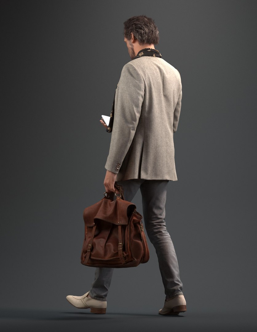 Max Walking Man Realistic Male