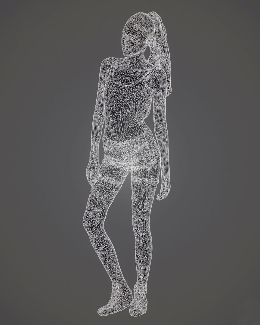 obj female realistic