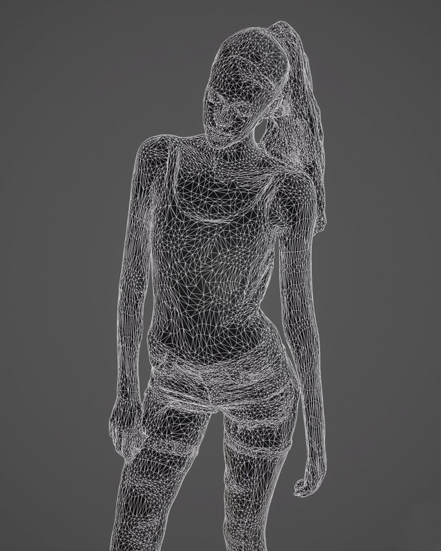 obj female realistic