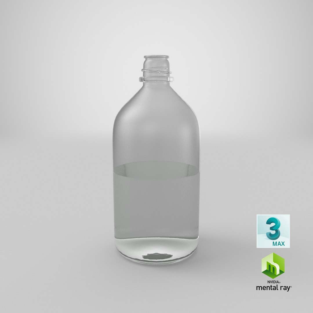 Laboratory bottle large methanol 3D model - TurboSquid 1713194