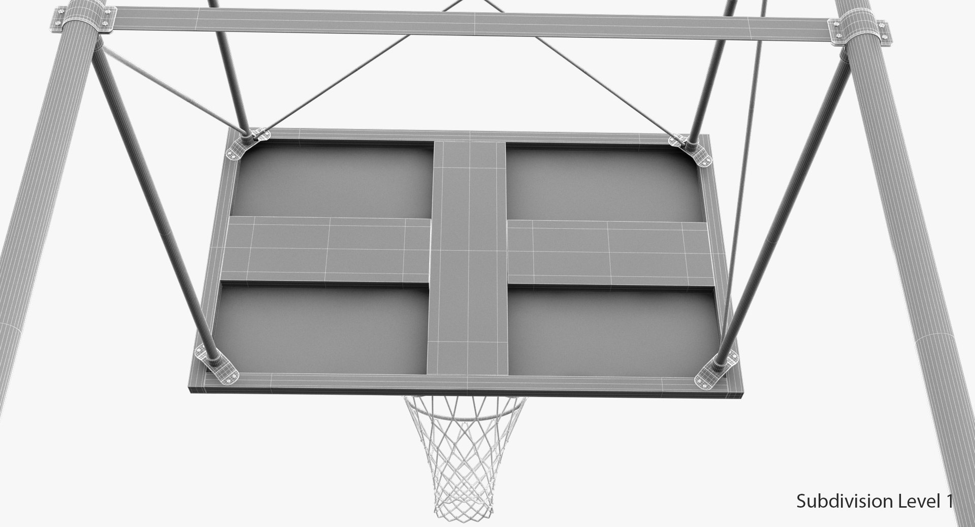 Basketball hoop 3D model - TurboSquid 1953780