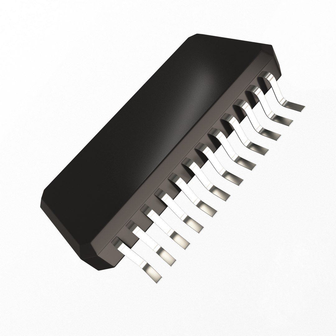 Microchip Model - TurboSquid 2029154