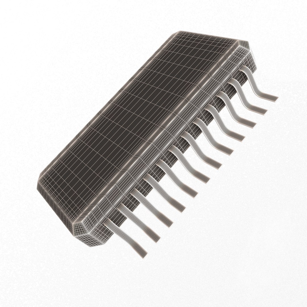 Microchip Model - TurboSquid 2029154