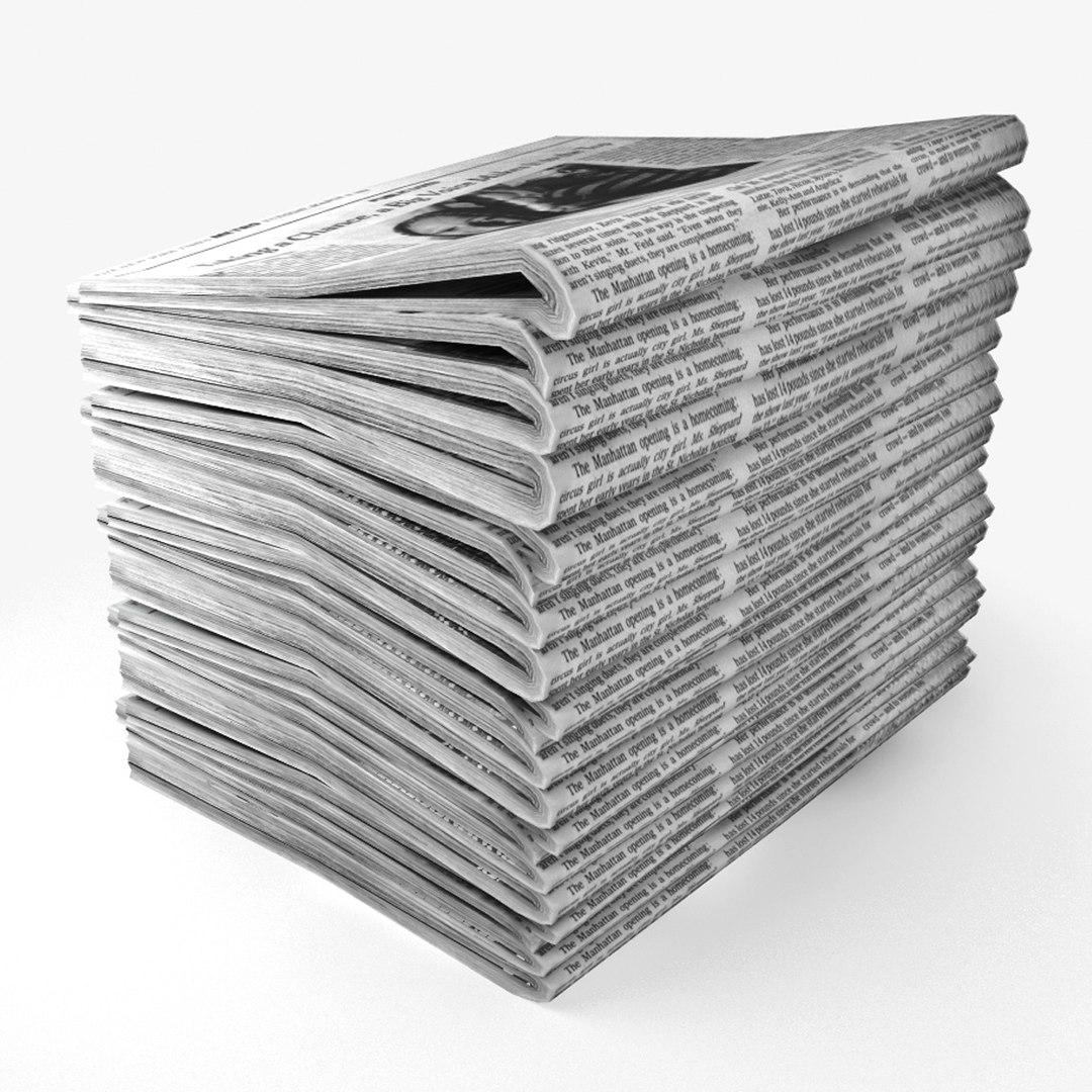 3d Newspapers V6