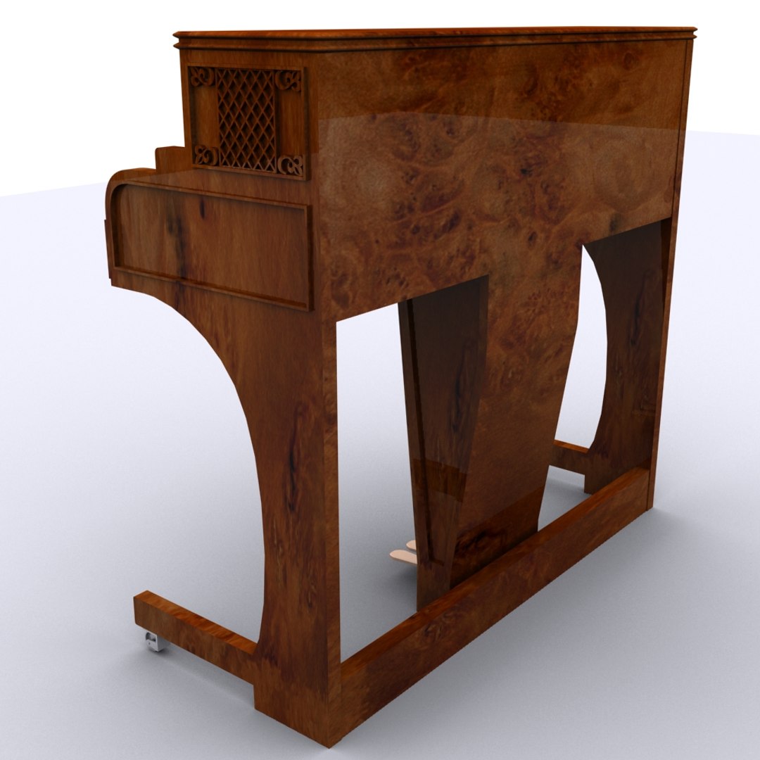 3d model piano keyboard