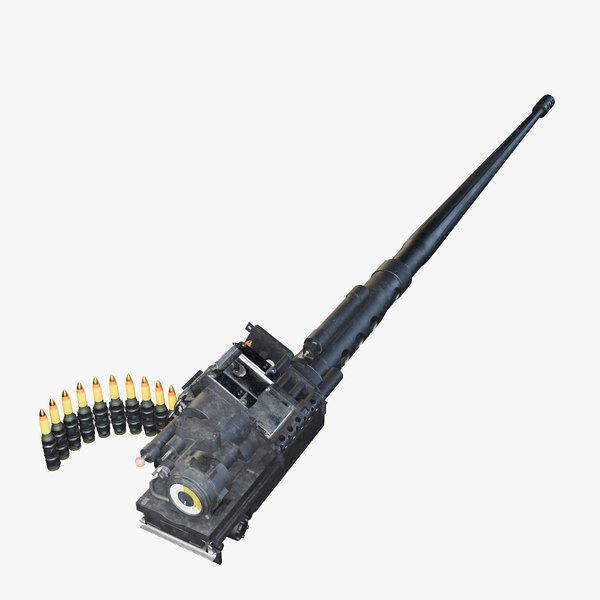 3D M242 Bushmaster Chain Gun - TurboSquid 2011605