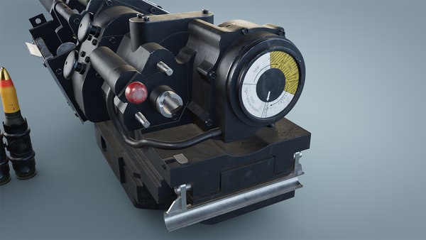 3D модель M242 Bushmaster Chain Gun - TurboSquid 2011605