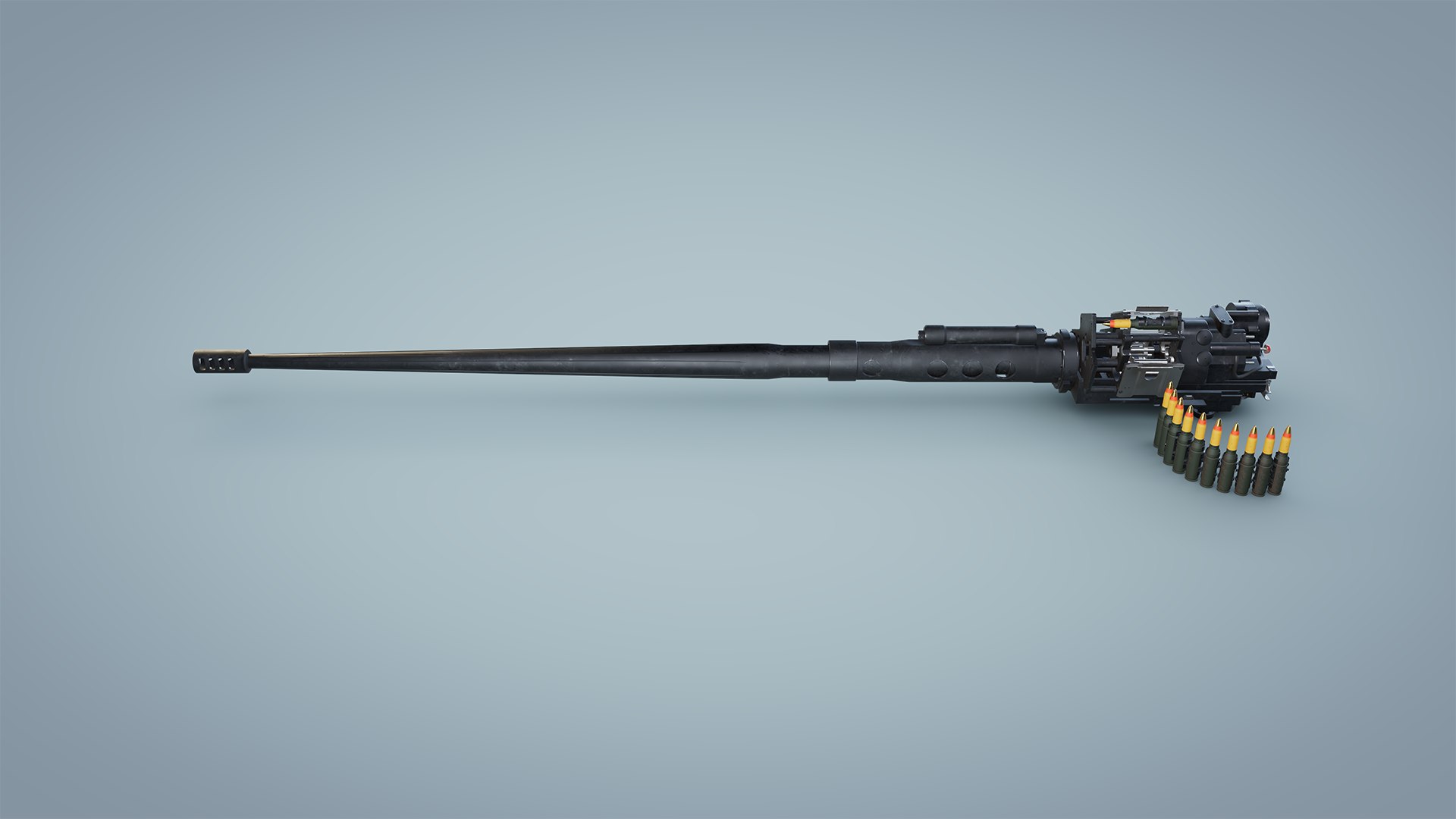 3D M242 Bushmaster Chain Gun - TurboSquid 2011605