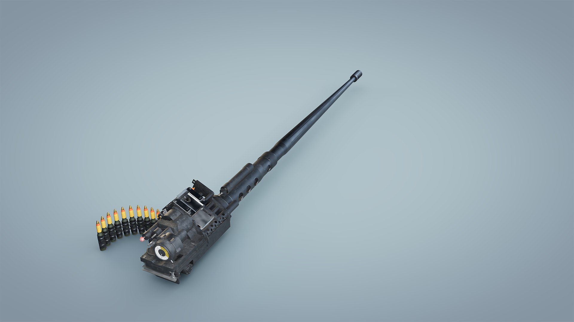 3D M242 Bushmaster Chain Gun - TurboSquid 2011605