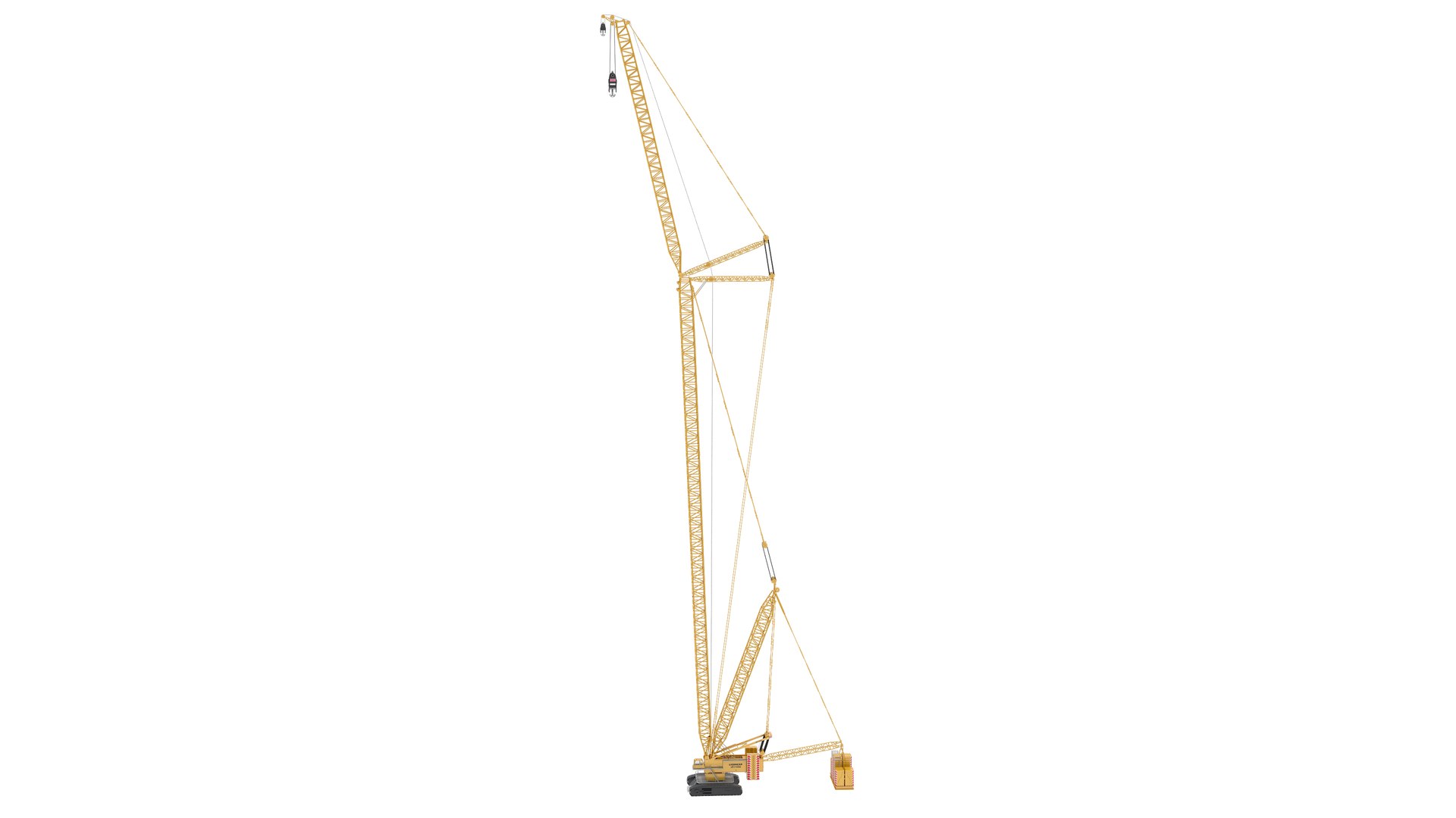 3D Model Tower Cranes LIEBHERR Set - TurboSquid 2309787