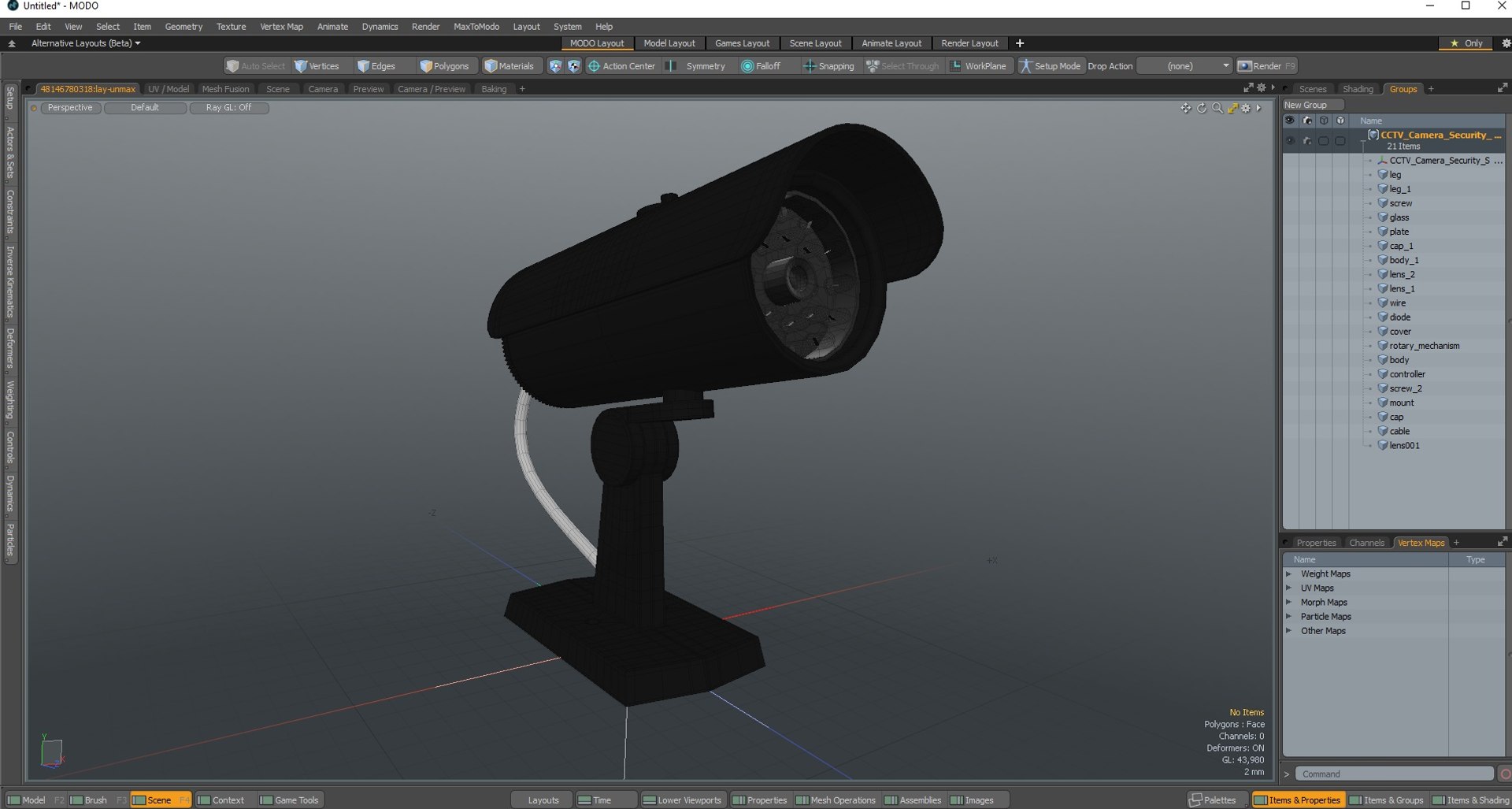 3D Cctv Camera Security Surveillance System model - TurboSquid 2177633