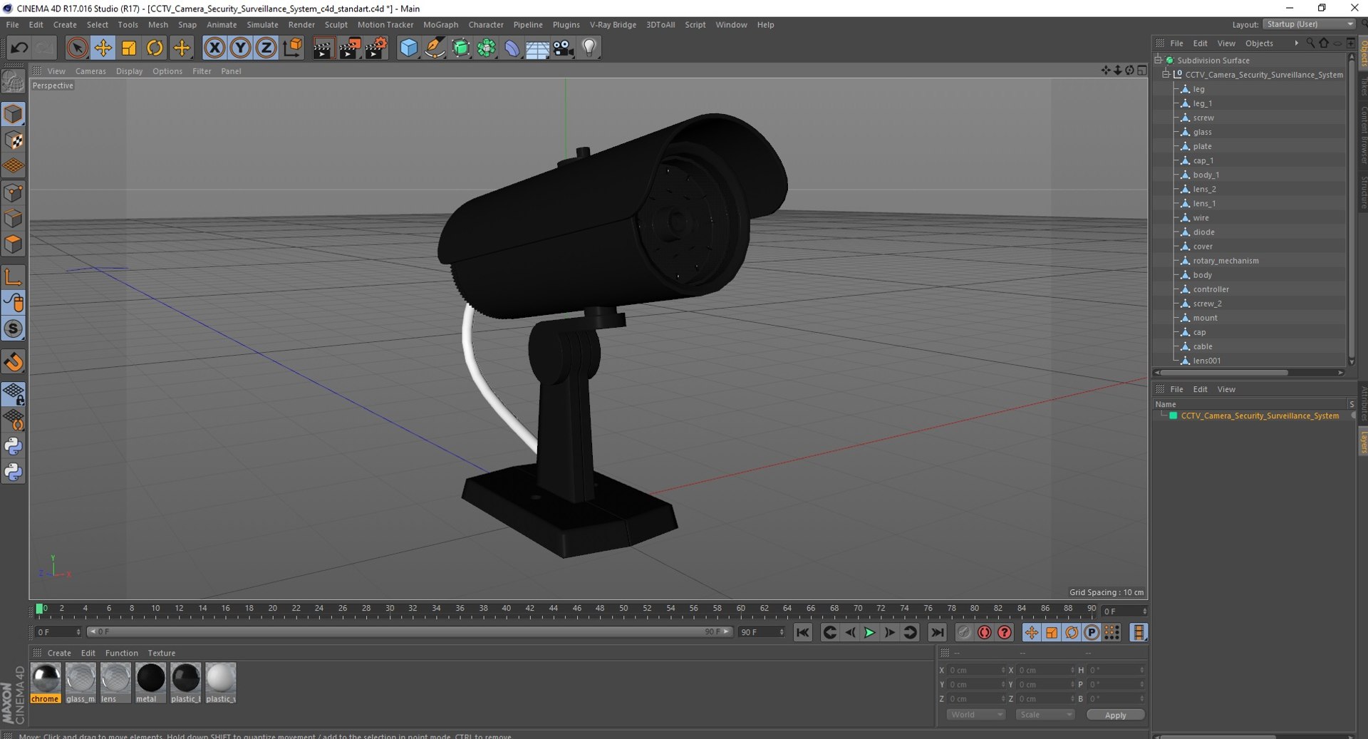 3D Cctv Camera Security Surveillance System model - TurboSquid 2177633