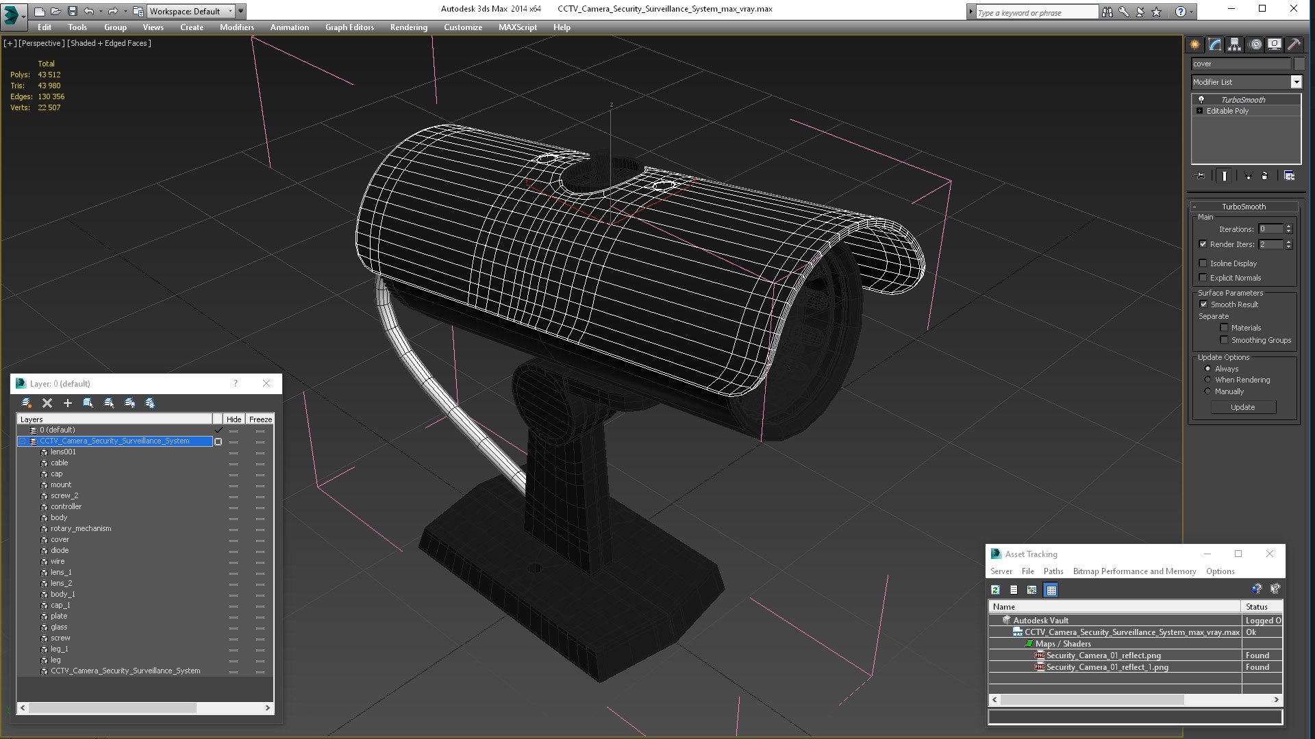3D Cctv Camera Security Surveillance System Model - TurboSquid 2177633