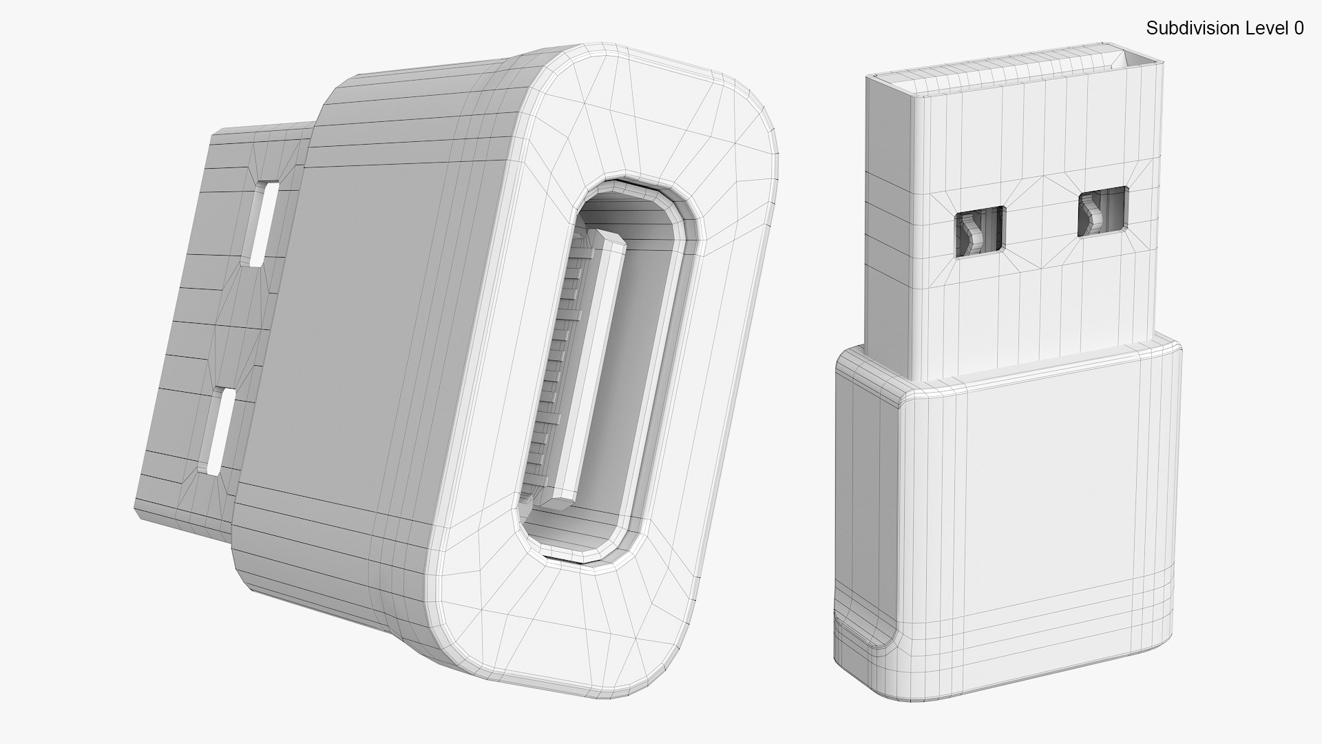 3D USB 3 To USB C Mini Adapter - TurboSquid 2273362