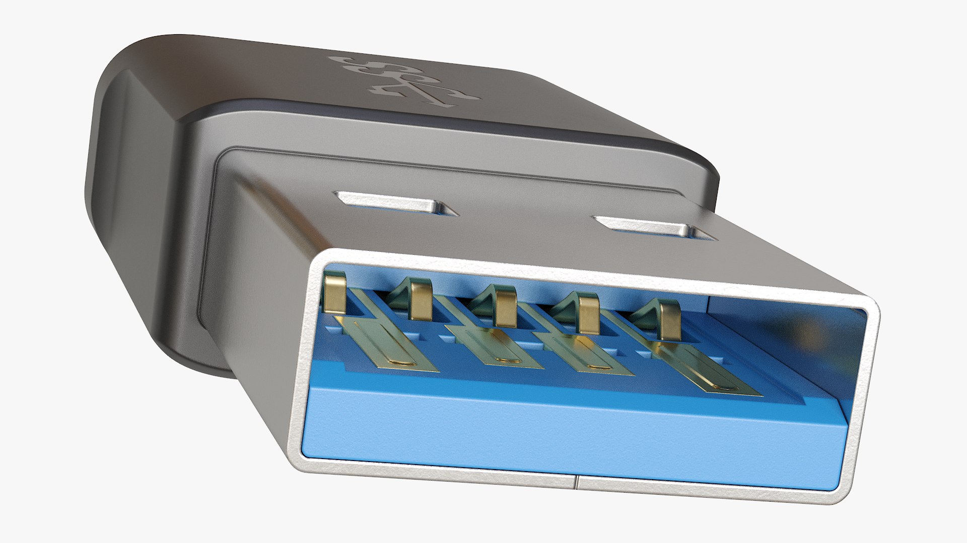 3D USB 3 To USB C Mini Adapter - TurboSquid 2273362