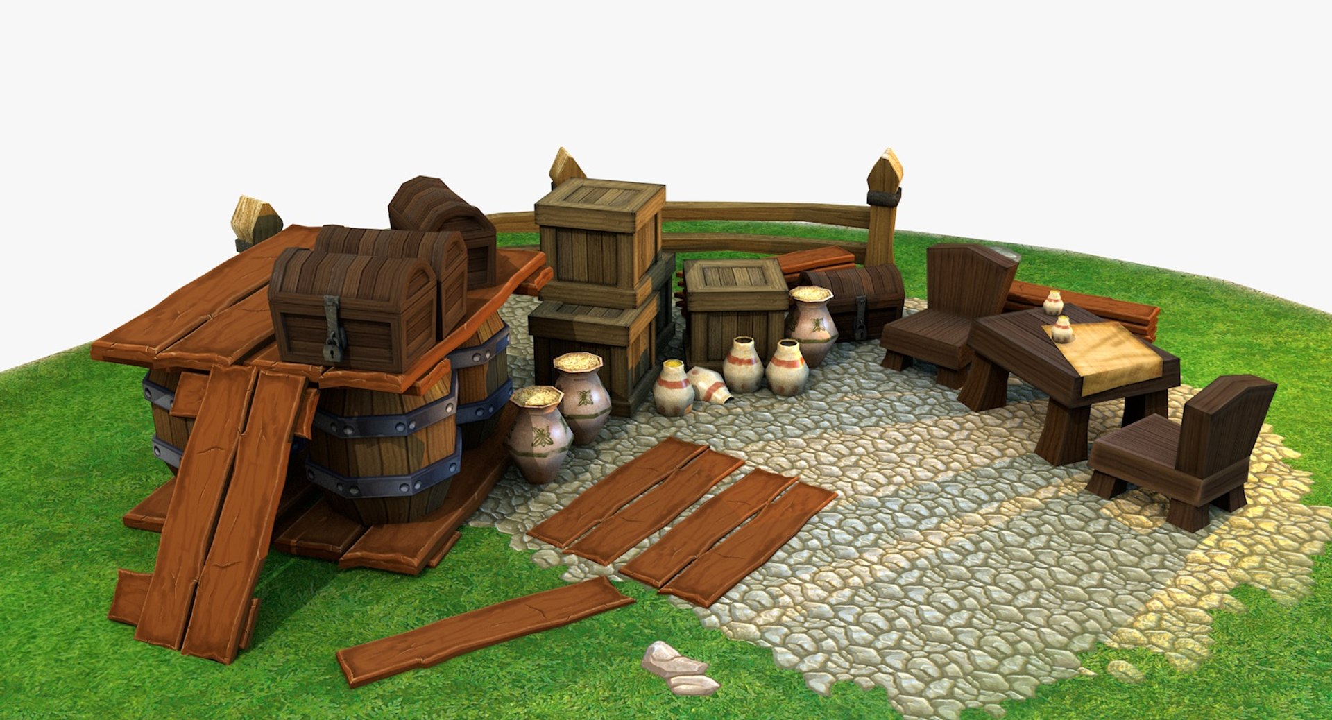 3d Model Supply Props Pack Games