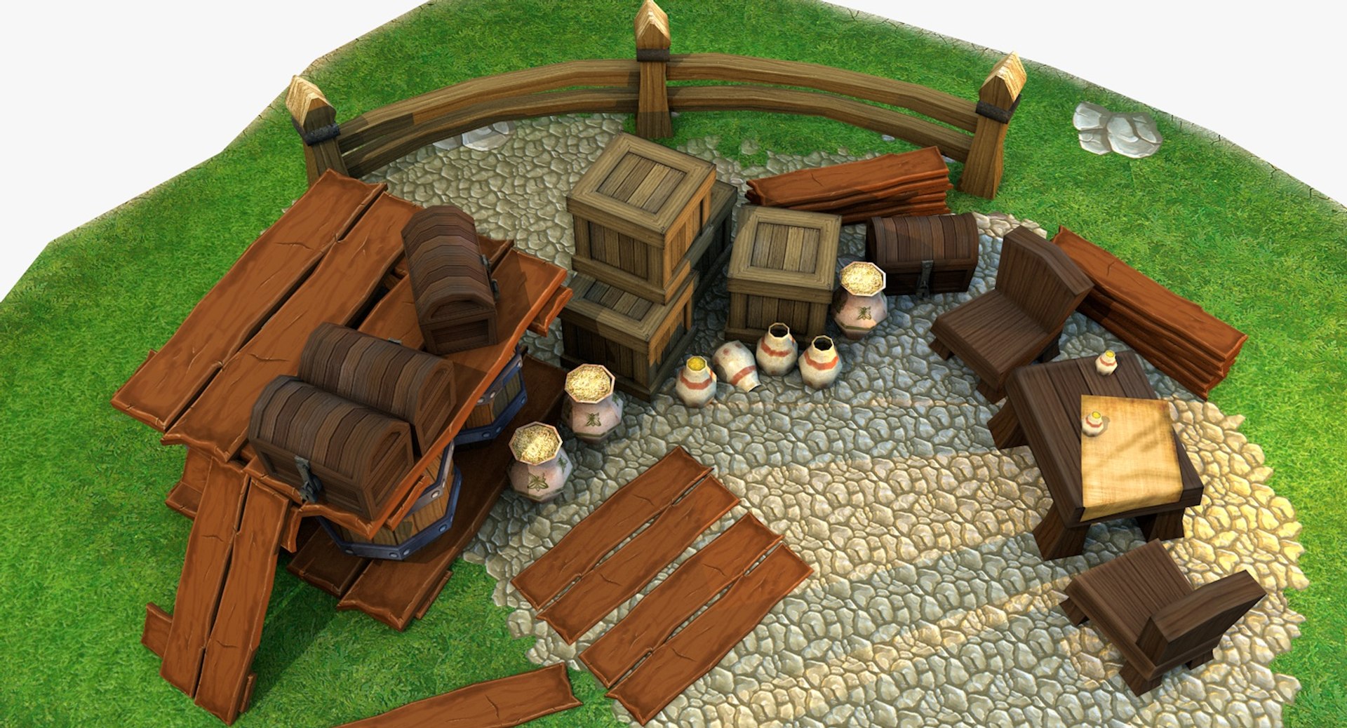 3d Model Supply Props Pack Games