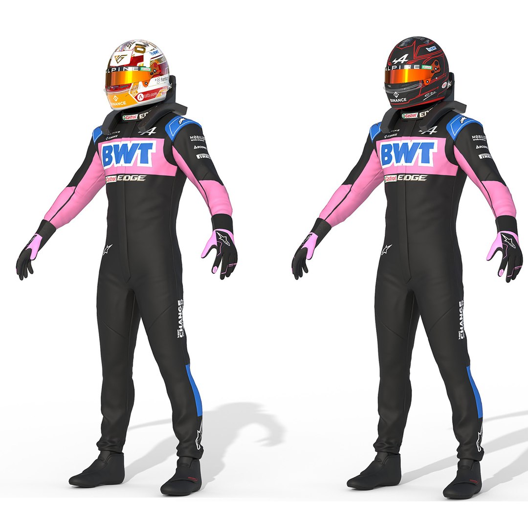 F1 Alpine Suit 2023 3D model - TurboSquid 2133346
