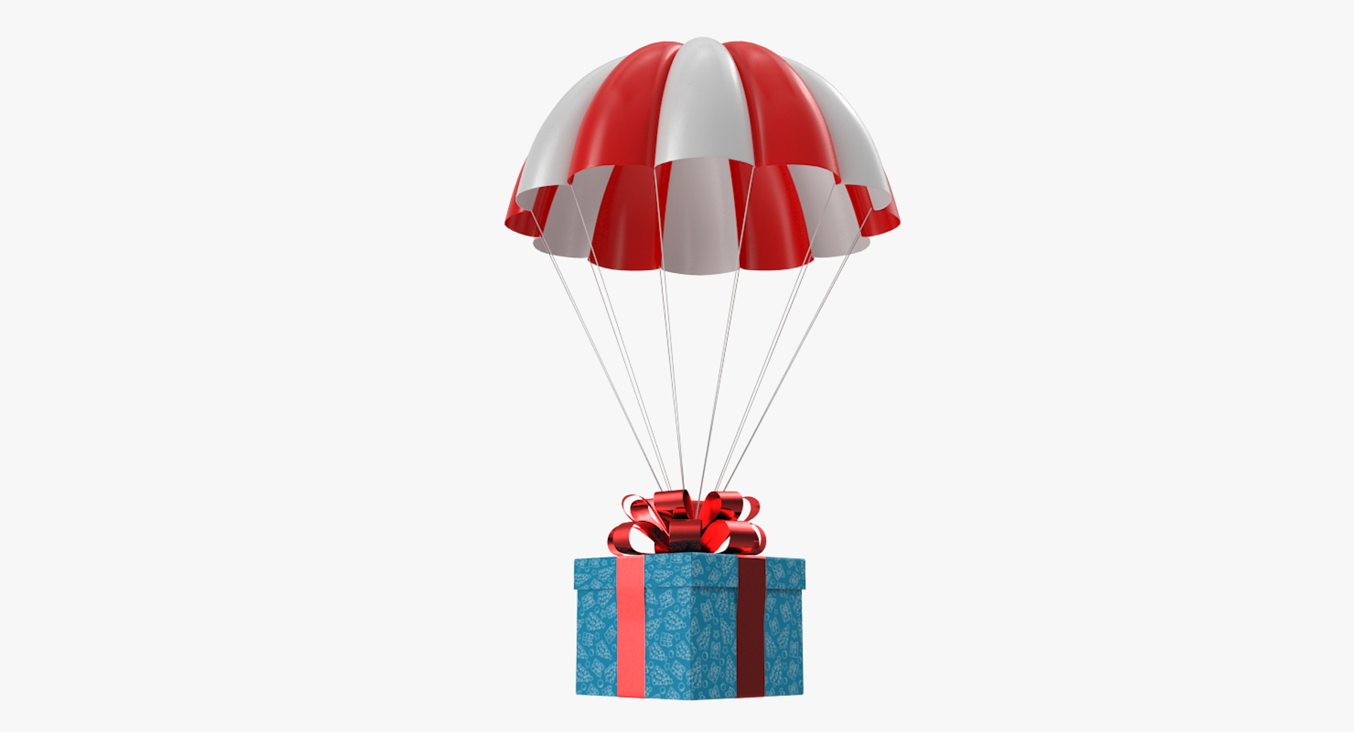 Parachute Gift Box 3D Model - TurboSquid 1218902