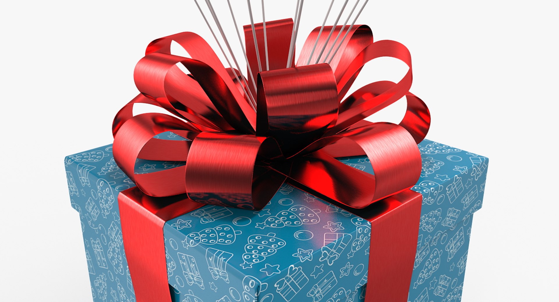 Parachute Gift Box 3D Model - TurboSquid 1218902