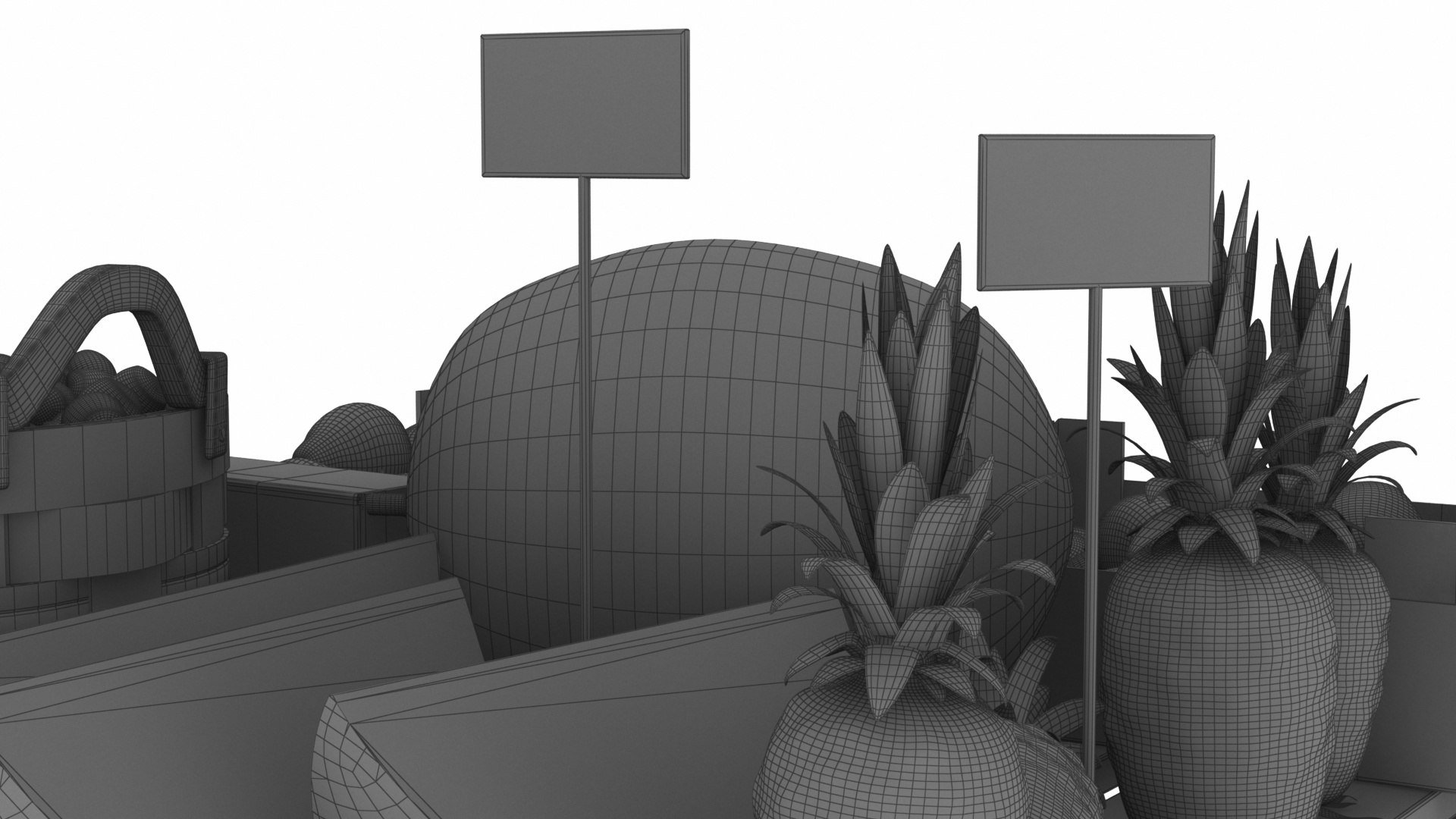 3D model fruit display 1 hazelnuts - TurboSquid 1550112