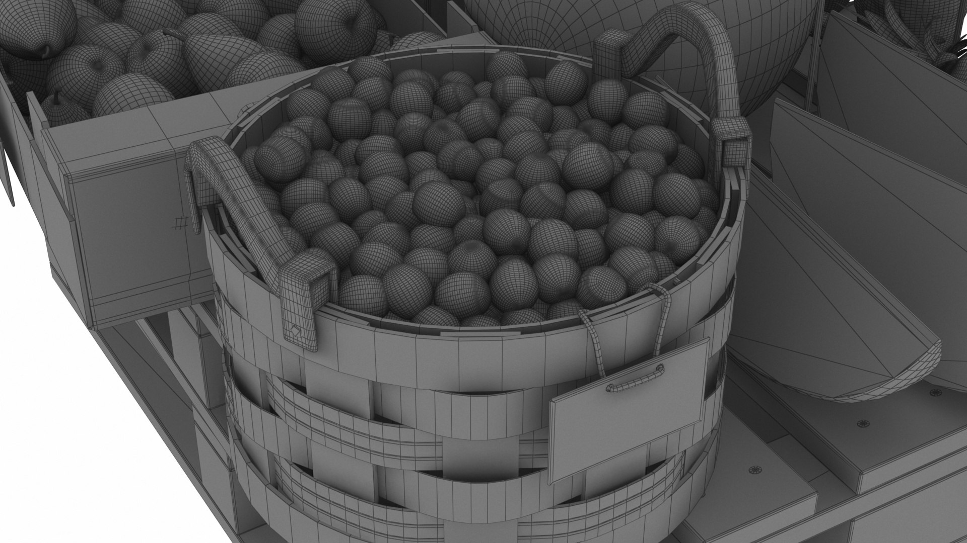 3D model fruit display 1 hazelnuts - TurboSquid 1550112