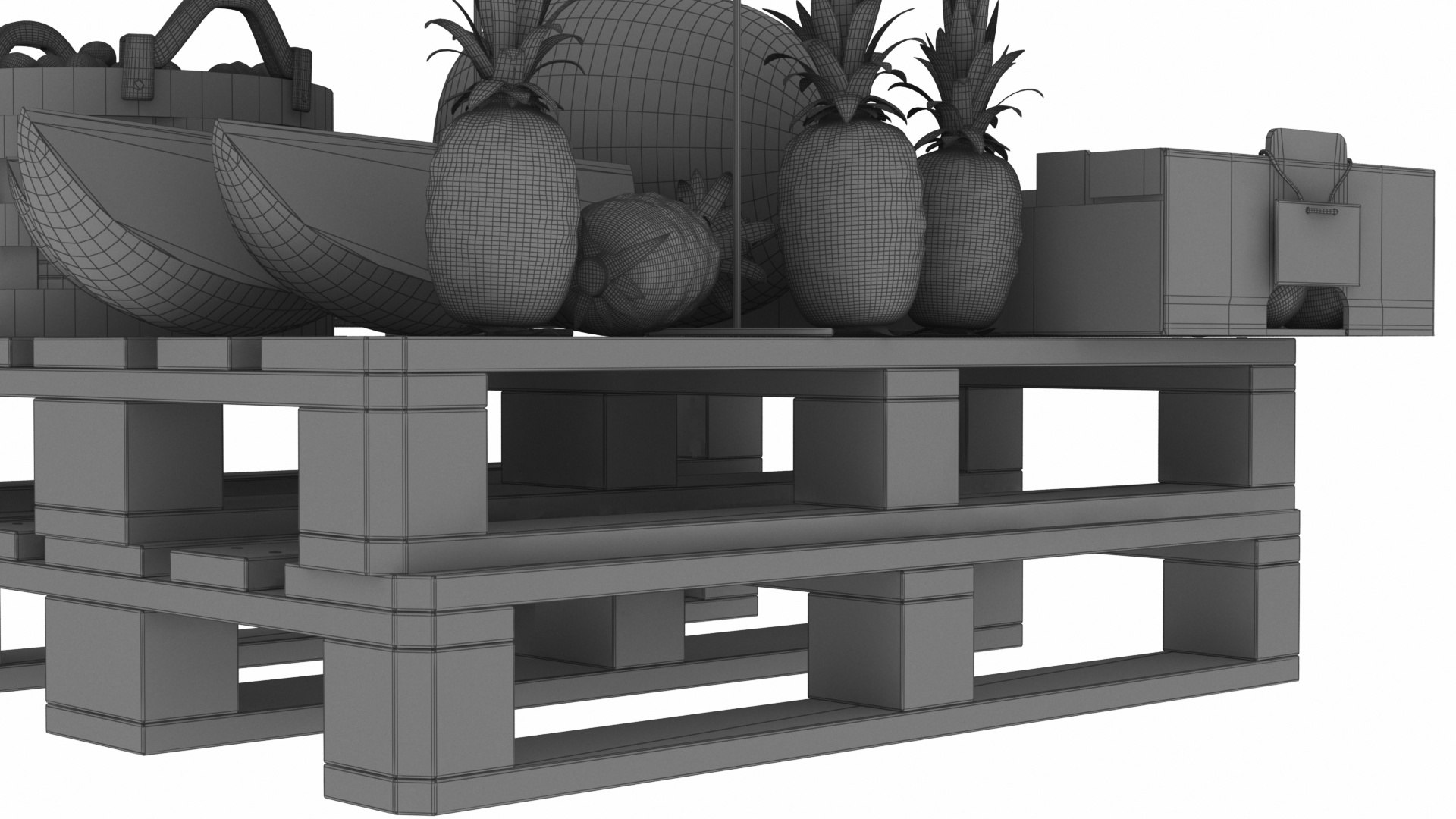 3D model fruit display 1 hazelnuts - TurboSquid 1550112