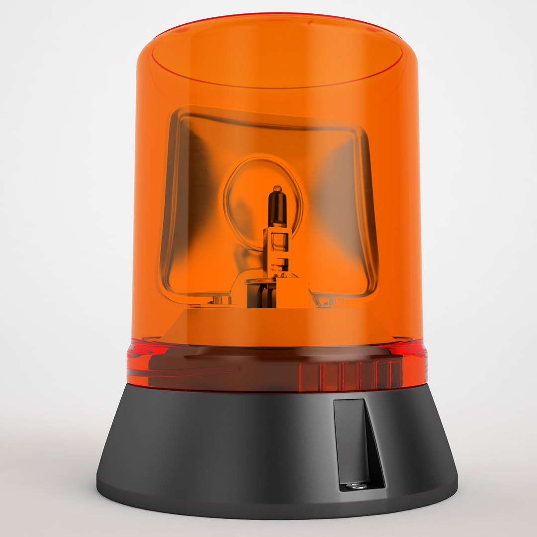 Emergency Warning Light 3D Model - TurboSquid 1370415