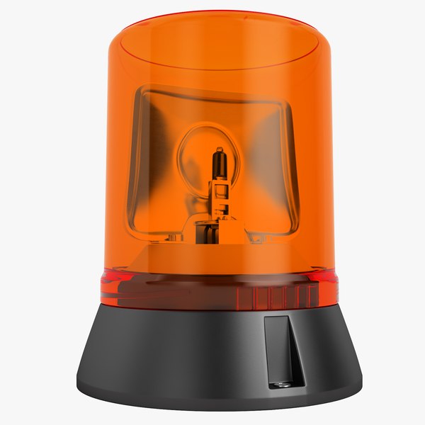 3D emergency siren 01 warning - TurboSquid 1476905