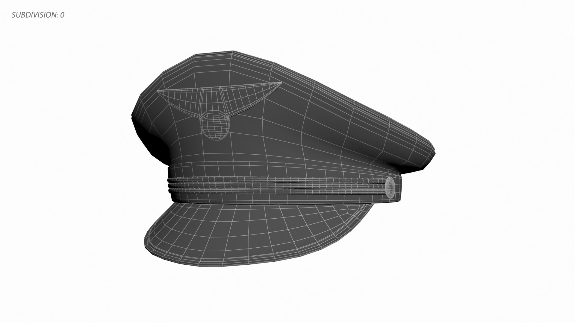 3D Airline Tranport Pilot Cap Model - TurboSquid 2249476