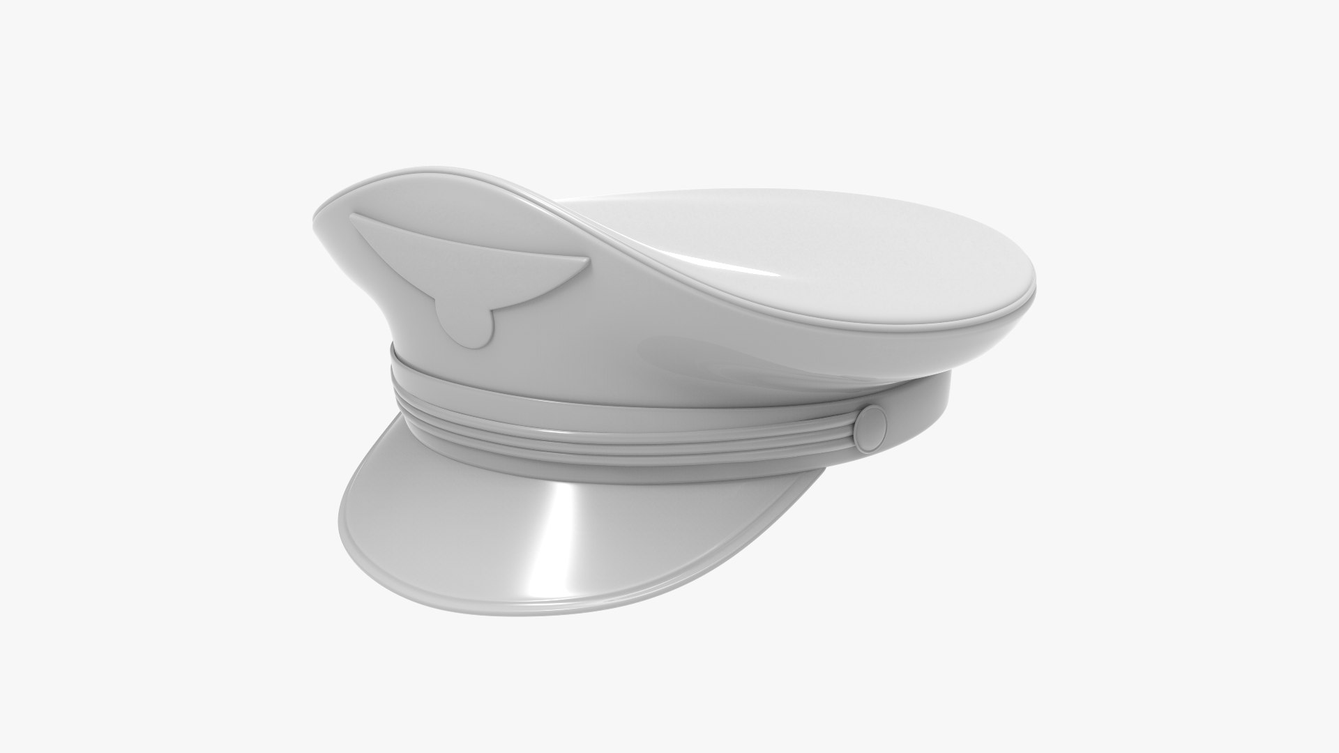 3D Airline Tranport Pilot Cap Model - TurboSquid 2249476