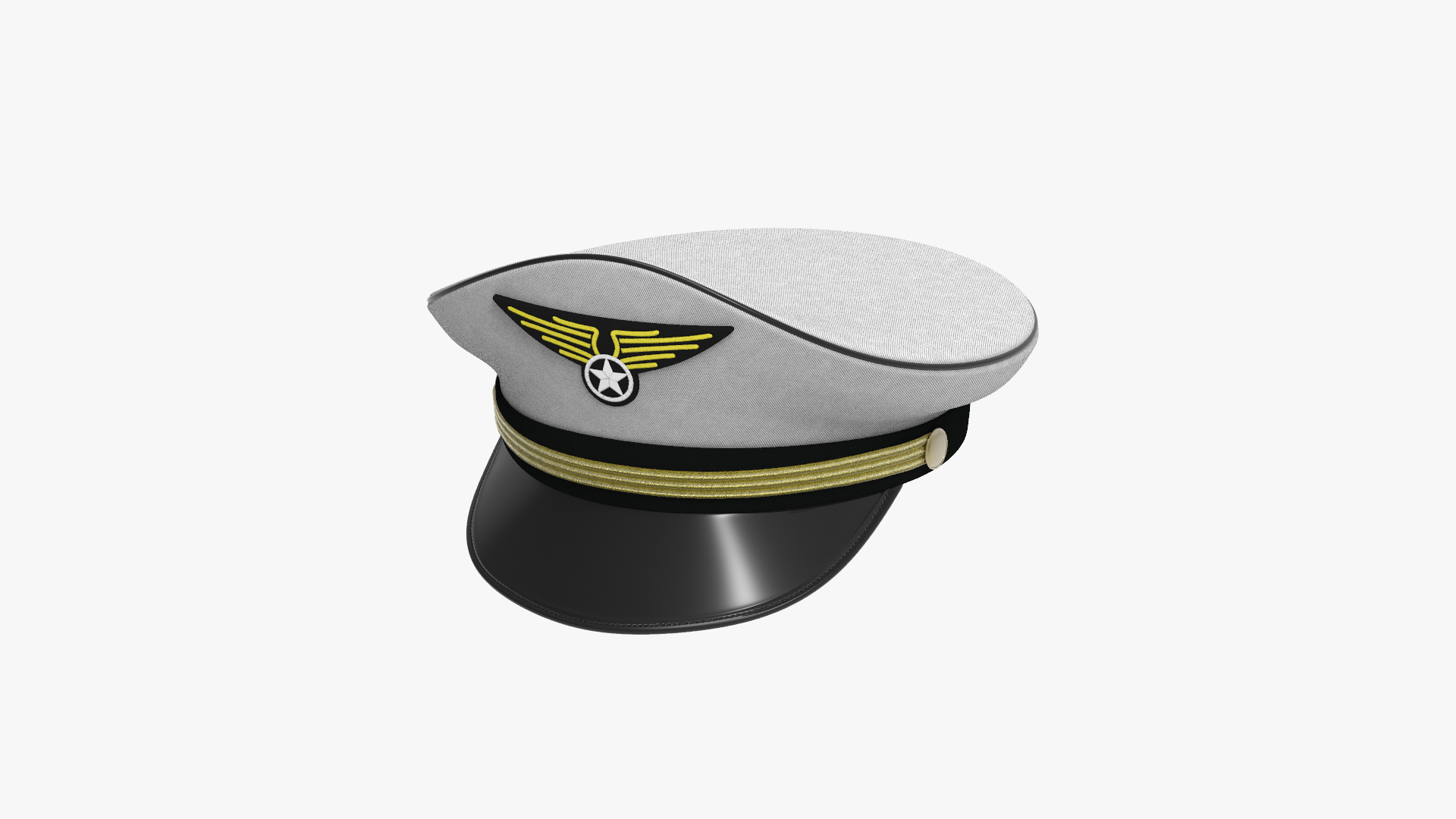 3D Airline Tranport Pilot Cap Model - TurboSquid 2249476