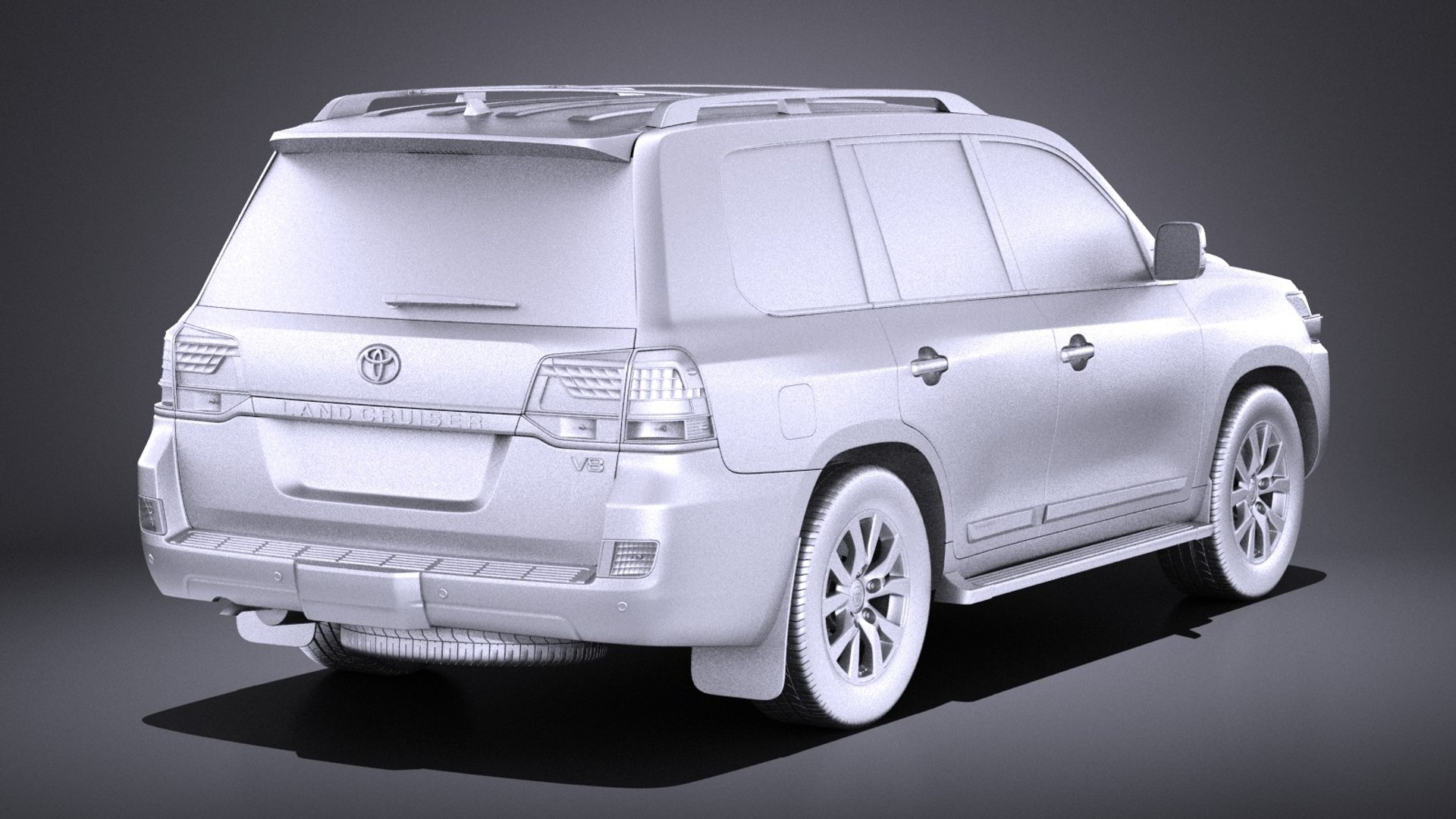 3D Cruiser Toyota Land Model - TurboSquid 1253024