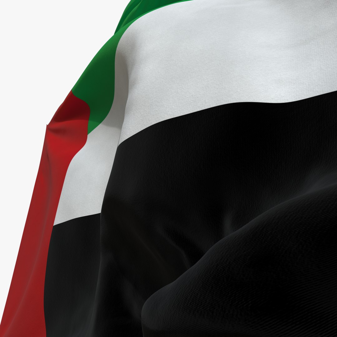 3D Realistic Animated Flag - Microtexture Rigged - Put Your Own Texture ...