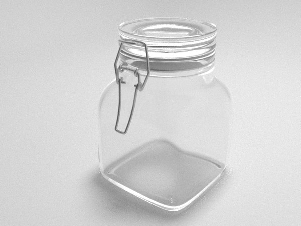 Glass jar 3D model - TurboSquid 1317578