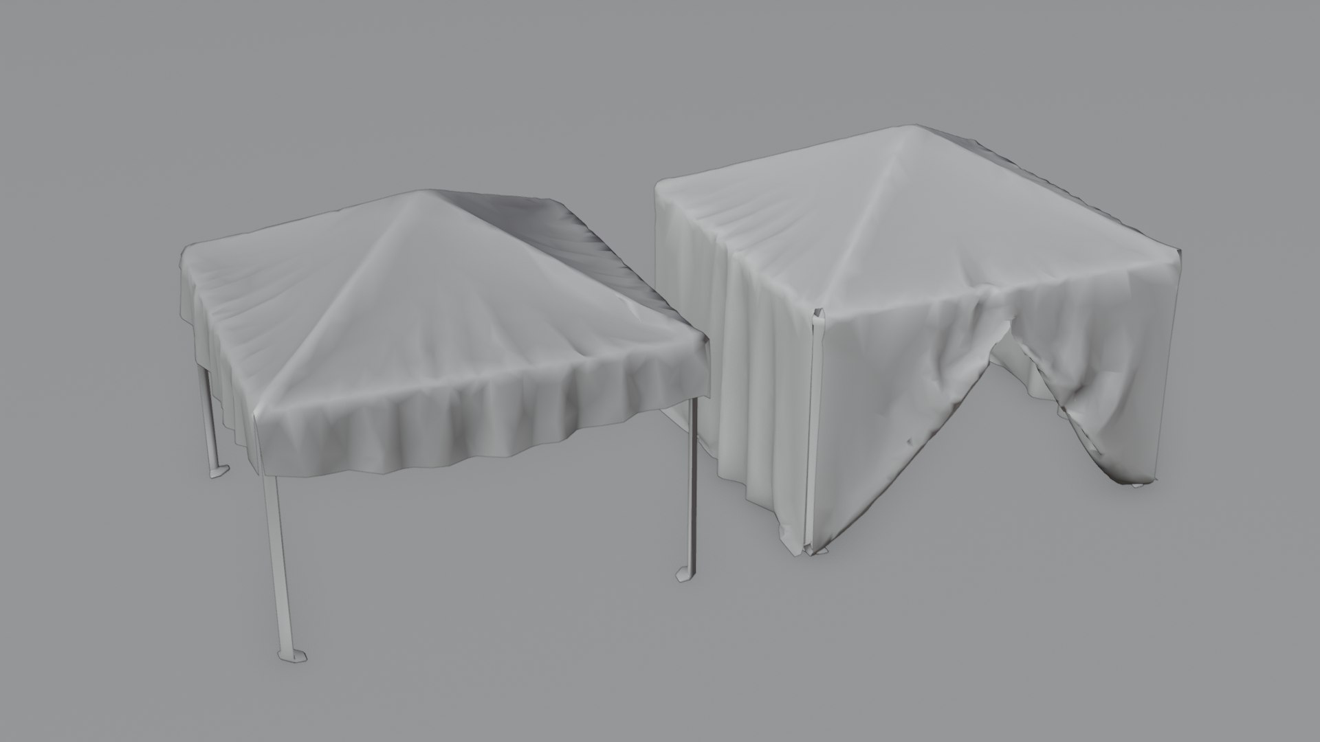 Canopy Tents With Multiple Textures 3D Model - TurboSquid 1999639