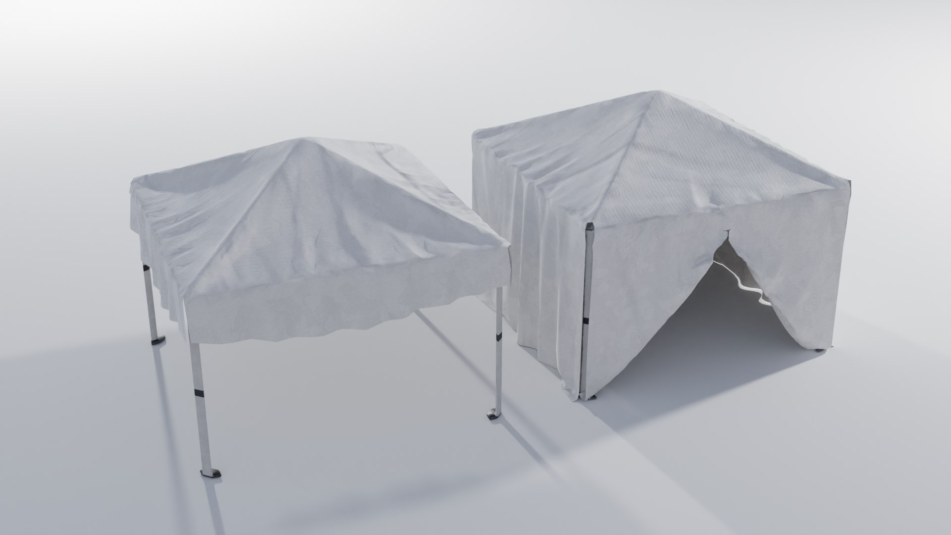 Canopy Tents With Multiple Textures 3D Model - TurboSquid 1999639