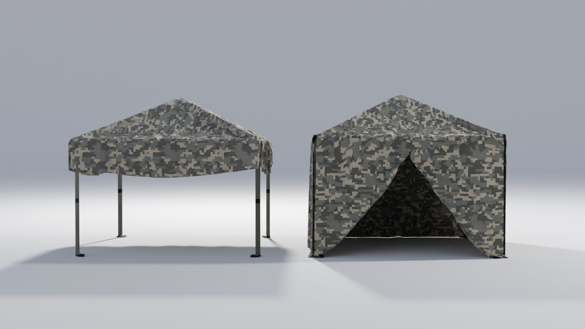 Canopy Tents With Multiple Textures 3D Model - TurboSquid 1999639