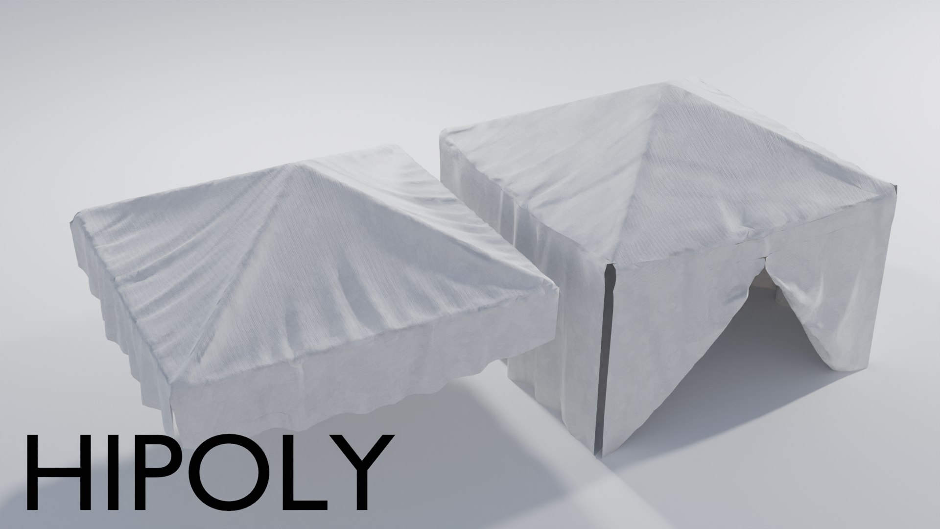 Canopy Tents With Multiple Textures 3D Model - TurboSquid 1999639