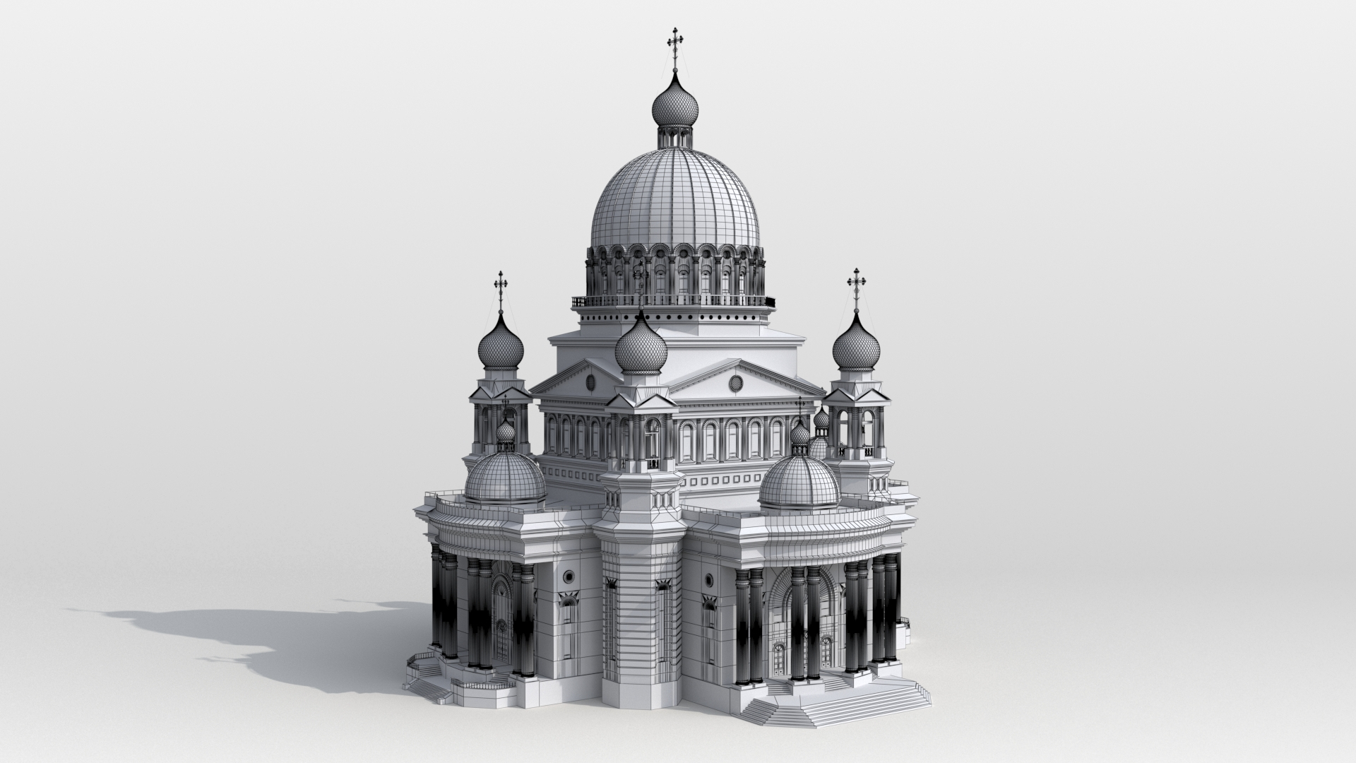 Realistic Temple 3D Model - TurboSquid 1513098