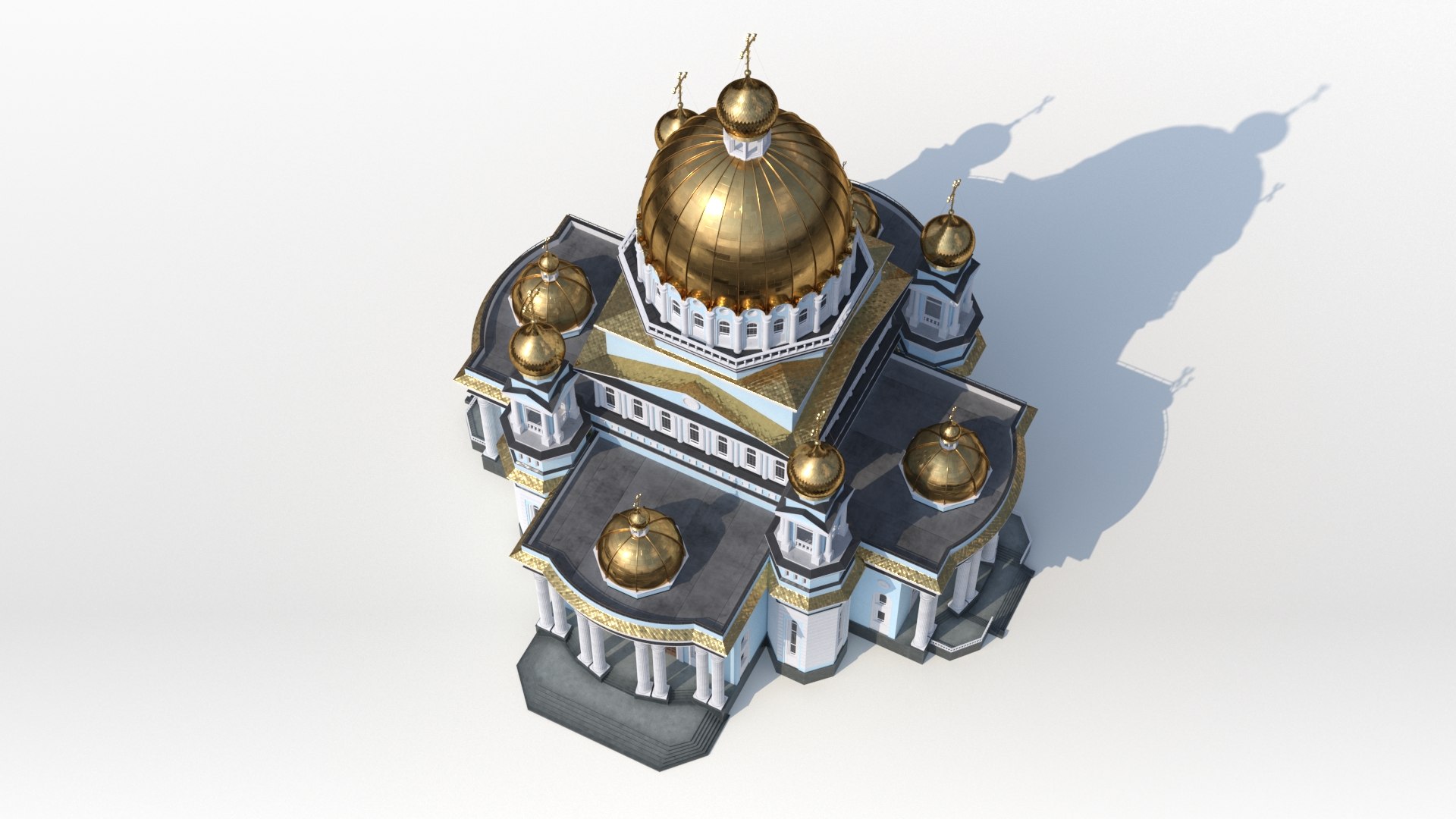Realistic Temple 3D Model - TurboSquid 1513098