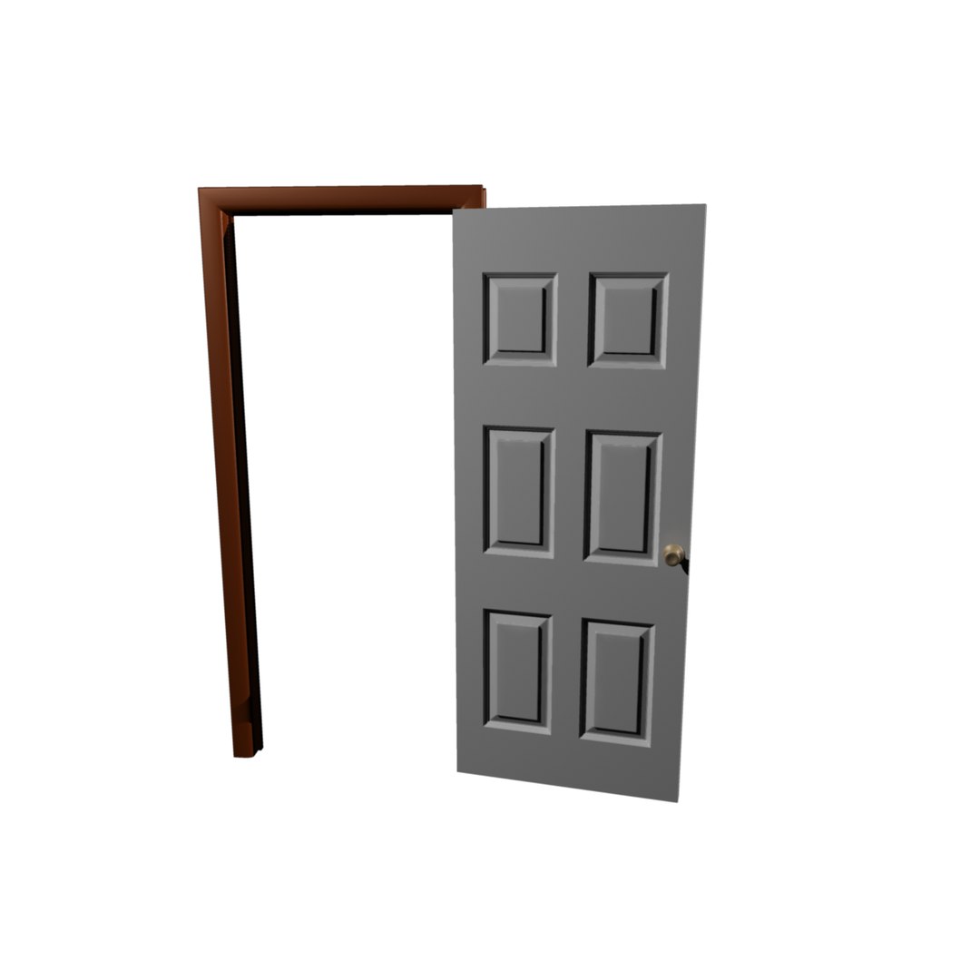 3d Obj Door